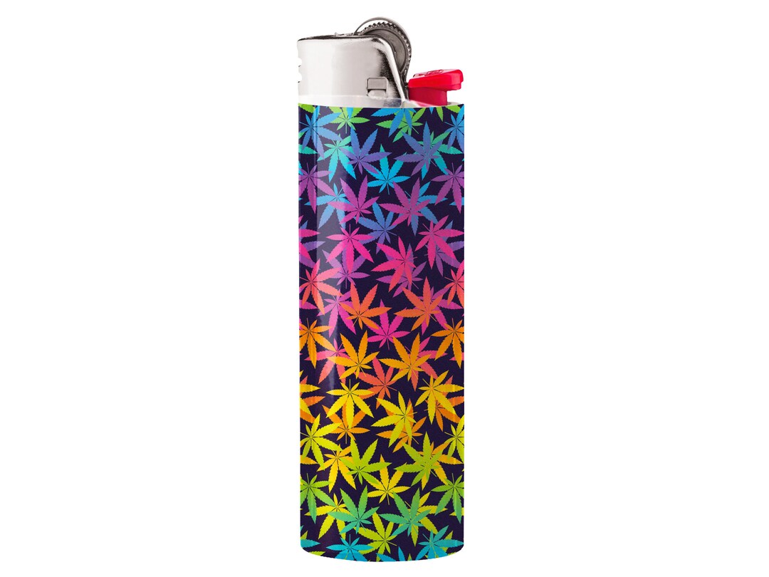 Rainbow Weed Leaf Lighter - Etsy