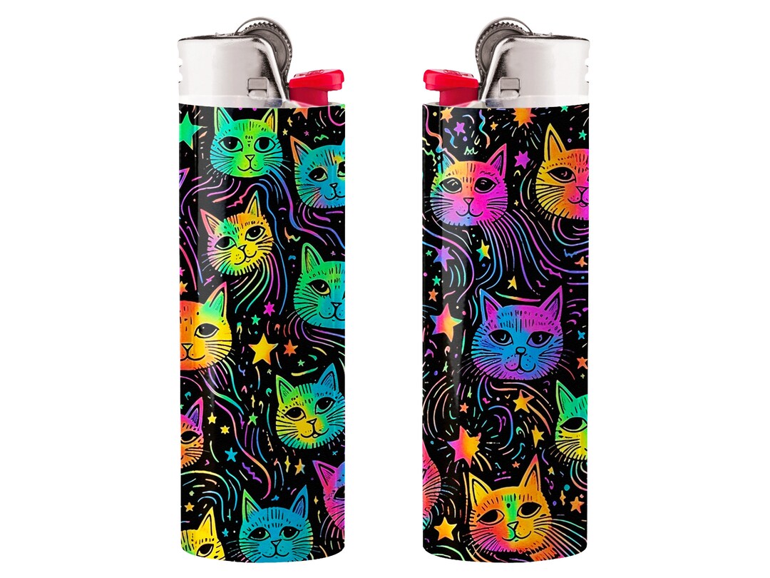 Trippy Kitties Lighter - Etsy