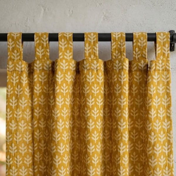 Indian Print Drapes - Etsy