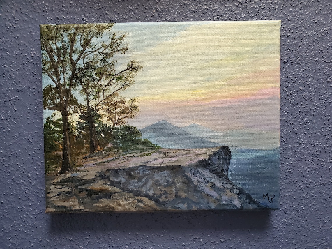 Landscape, Painting From Reference Photo - Etsy
