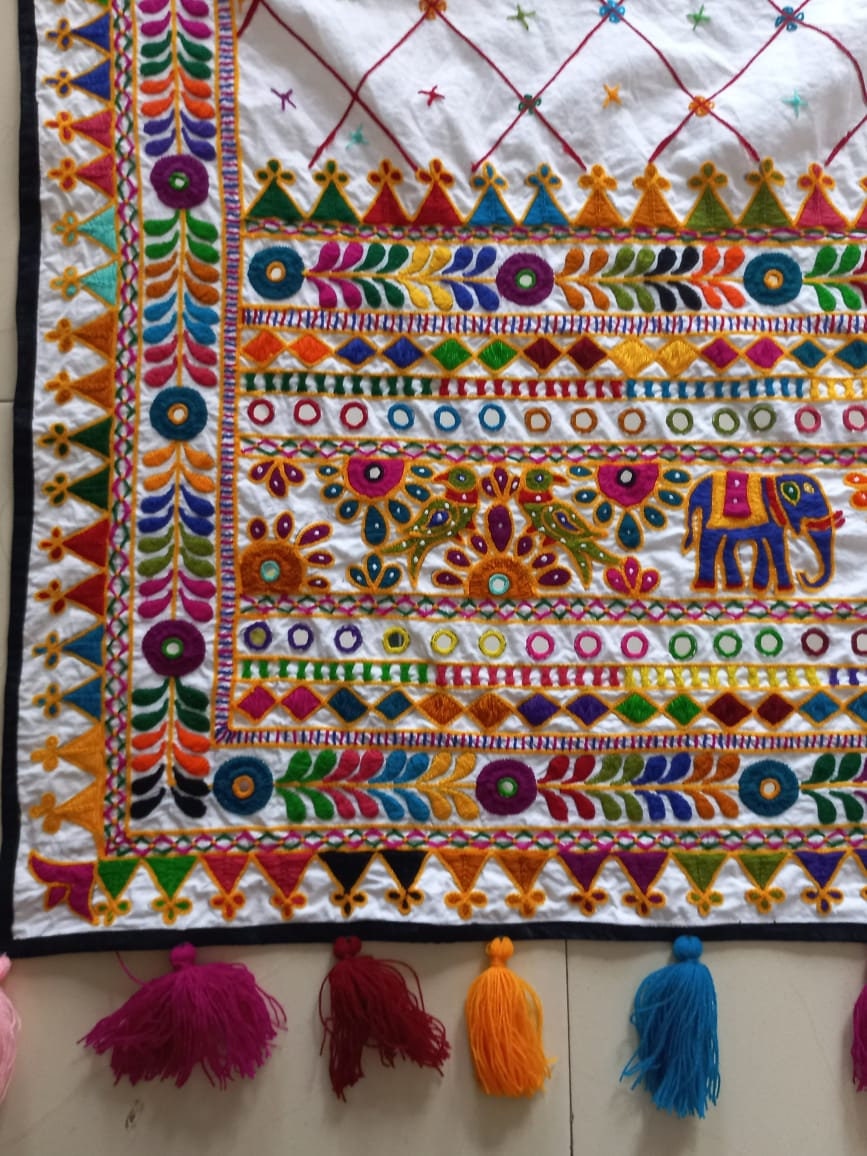 Indian Handwork Colourful Dupatta,boho Dupatta,wedding Ware, Navratri ...