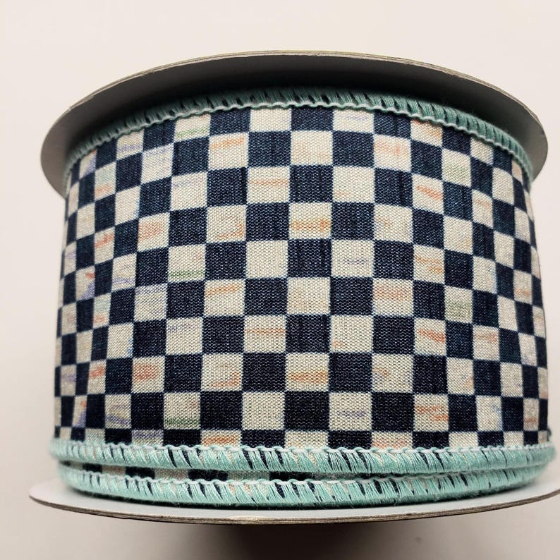 Mackenzie Childs 2.5 Inch Wide Wire Edge Ribbon Sold by the Yard ...