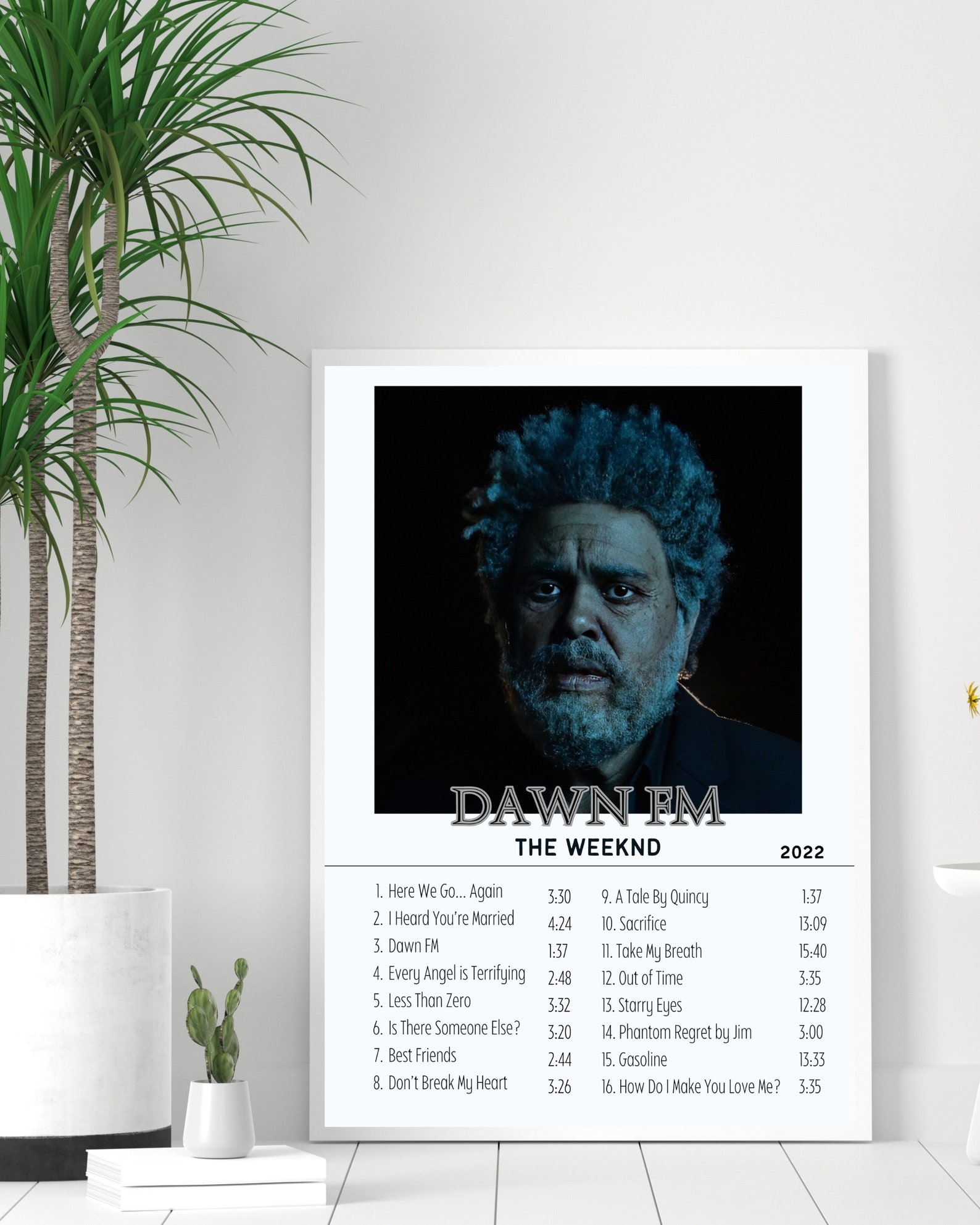 The Weeknd Dawn FM Album Poster the Weeknd Album the Weeknd Album ...