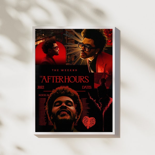 The Weeknd Album Cover Poster - Etsy