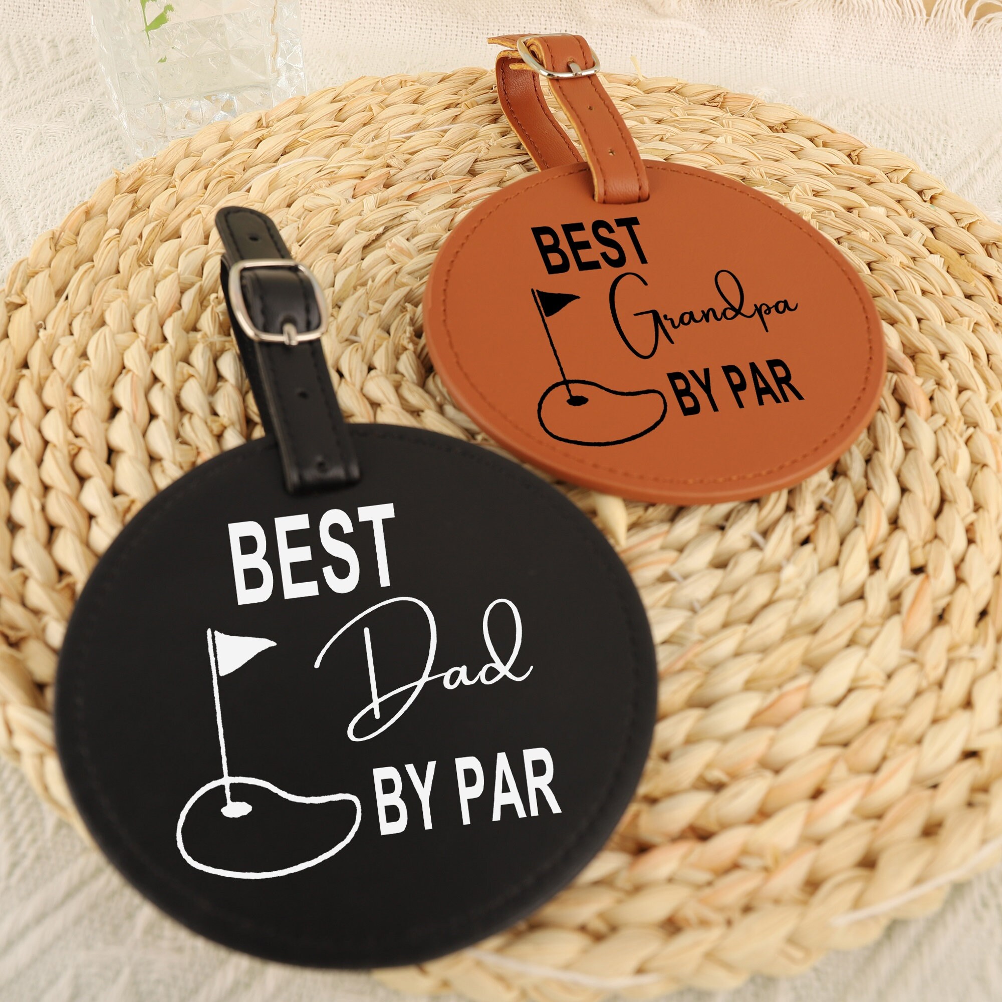 Best Dad by Par,fathers Day Gift Golf,golf Tee Holder,personalized Golf ...