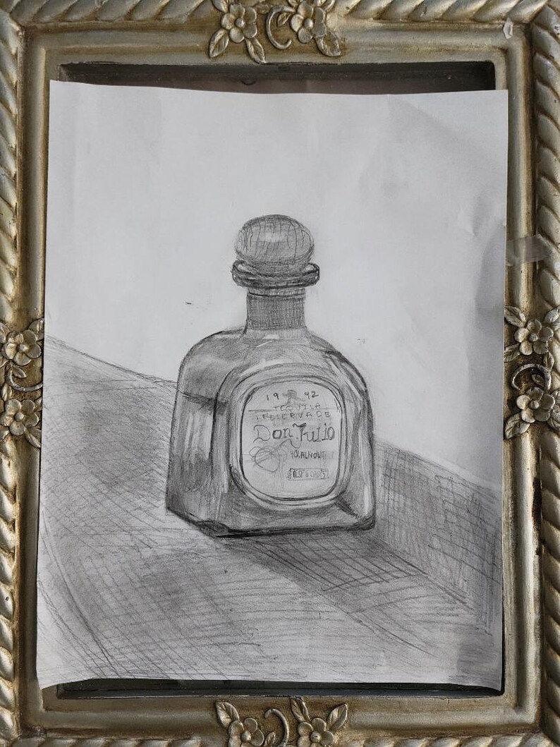 Bottle Sketch - Etsy