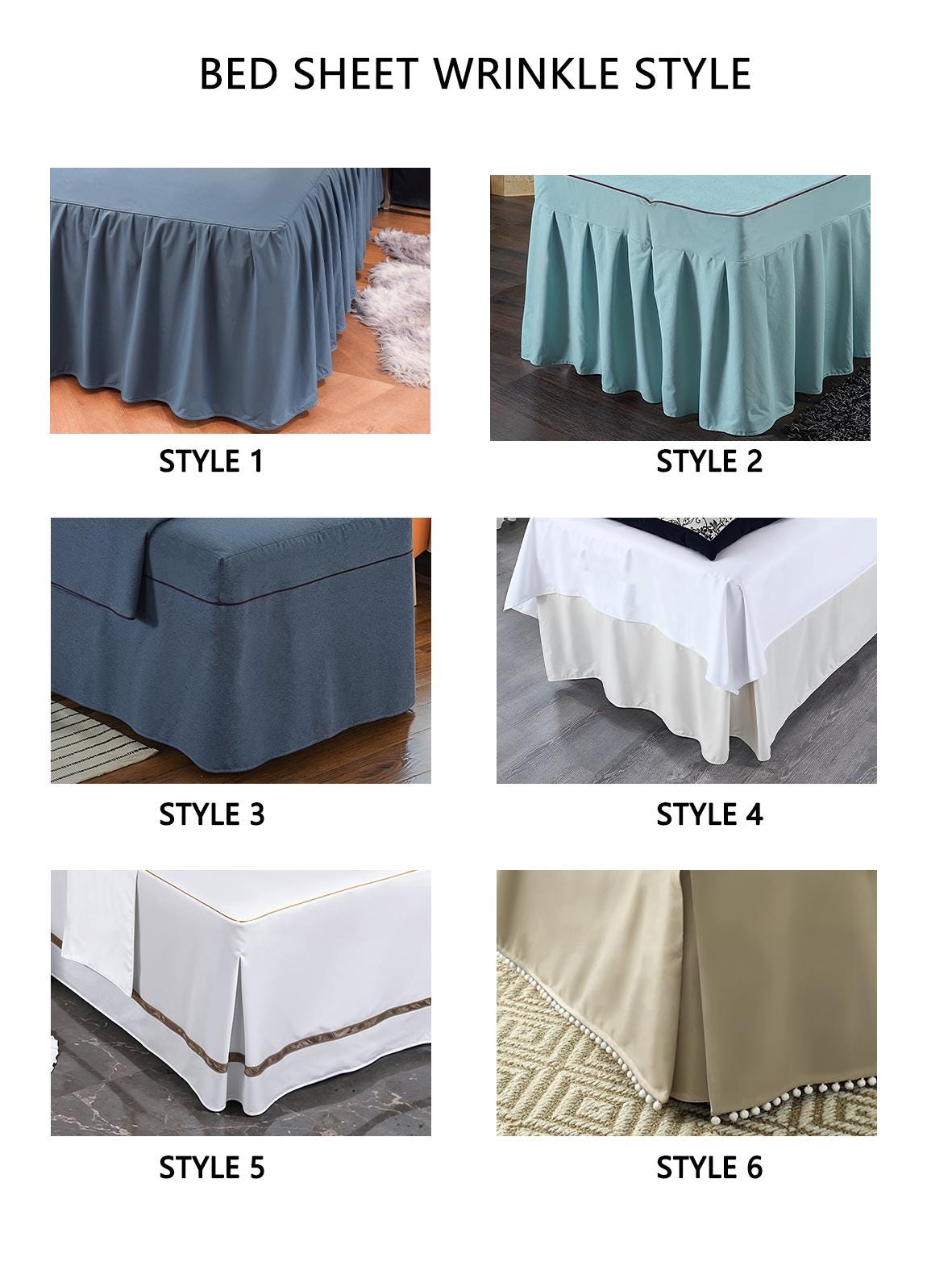 Bed Skirts, Customizable, Home Decoration, Handmade, a Variety of ...