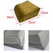 Yellow Velvet Wedge Pillow, Leg Support Cover, Side Sleeper Pillow ...