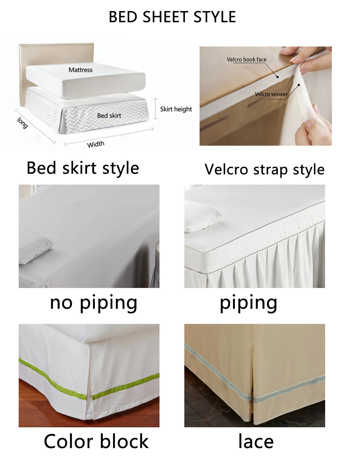Customized Bed Skirts, Home Decoration, Handmade, a Variety of Styles ...