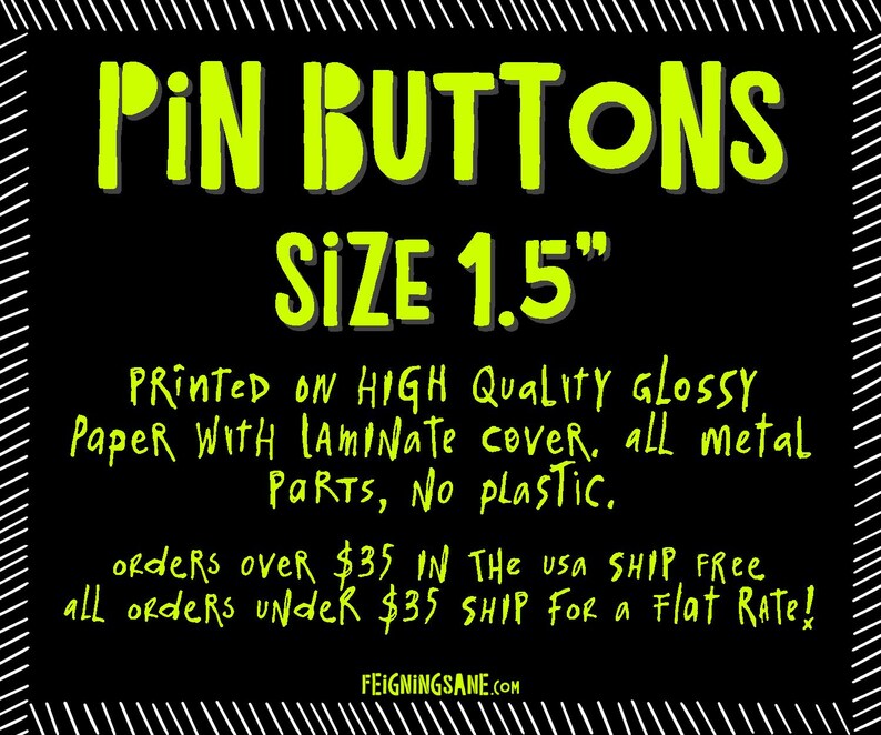 Goat Punk Button: Battle Vest Style Pins (1.5 Inch) - Etsy