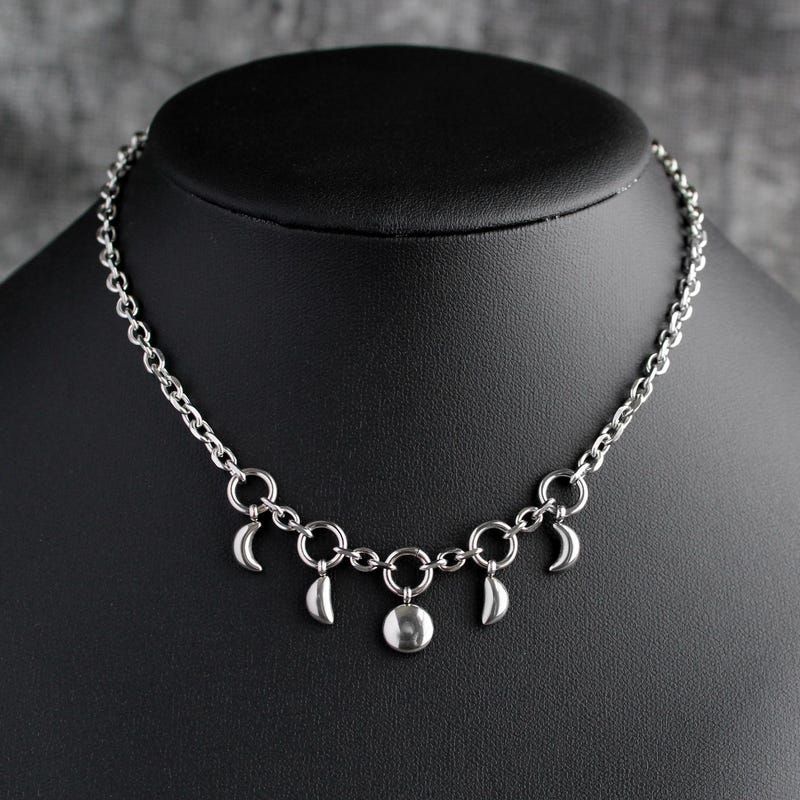 Goth Moon Necklaces - Etsy