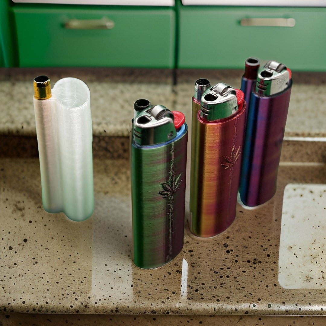 J6 Bic Lighter Case With Holder for Cigarette/pipe - Pack of 7 - Etsy