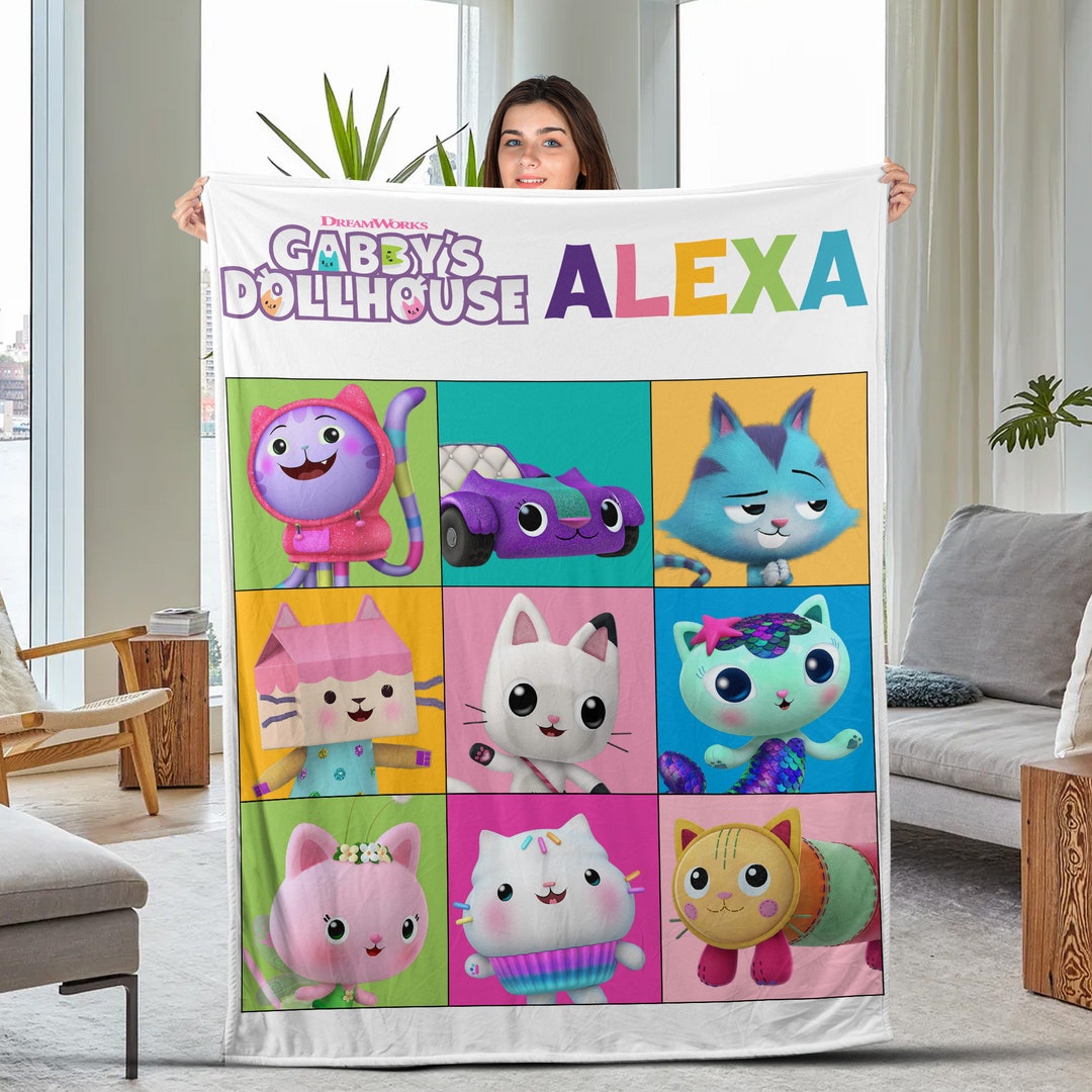 Personalized Gabby's Dollhouse Blanket Gabby's - Etsy