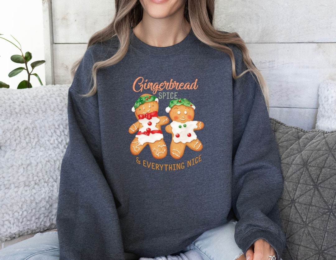 Gingerbread Cookies Sweatshirt Christmas Shirt Christmas - Etsy