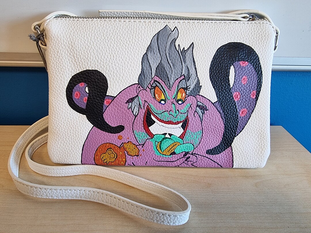 Hand Painted Disney Villain Ursula Handbag - Etsy
