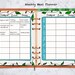 Undated Yearly Planner Habit Tracker Plant Theme Interactive Planner ...