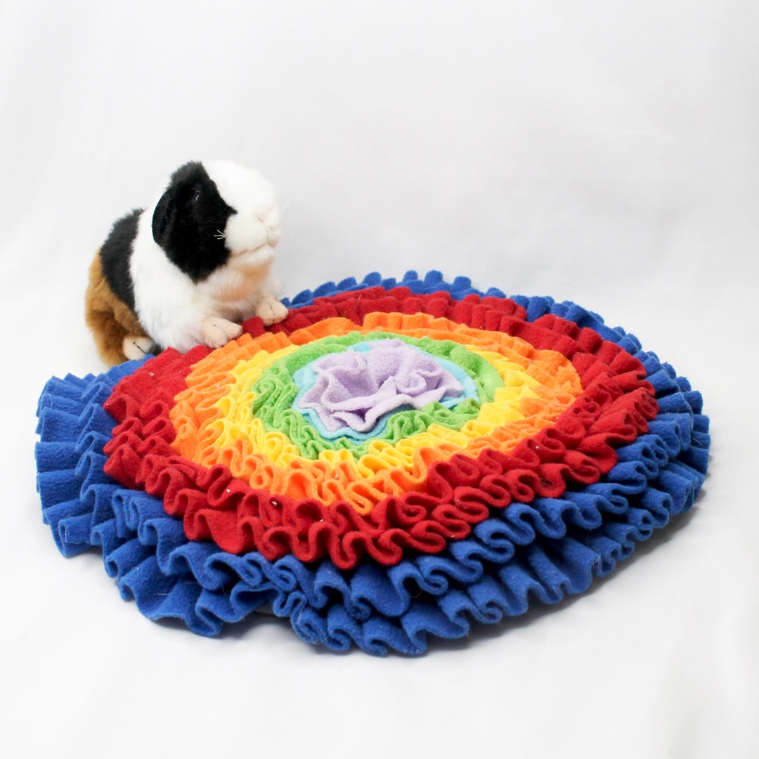 Guinea Pig Rainbow Snuffle Mat Foraging Toy Bunny Rabbit Toy, Dog Mat ...