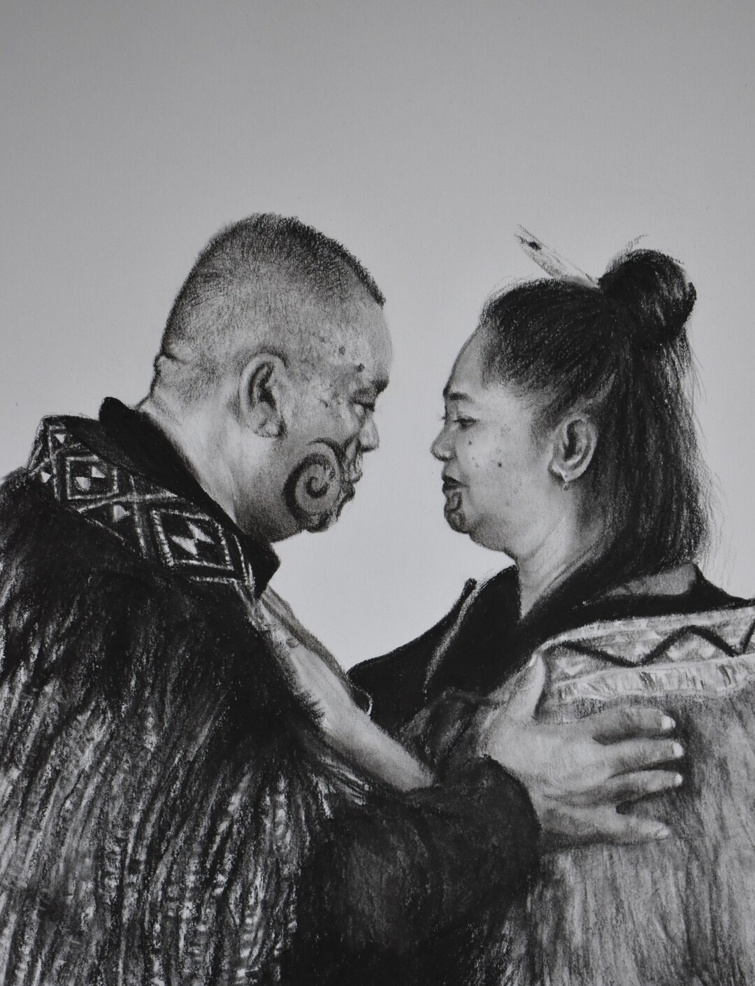 Fine Art Portraits: A4 Custom Hand Drawn Portraits Based on Photos - Etsy