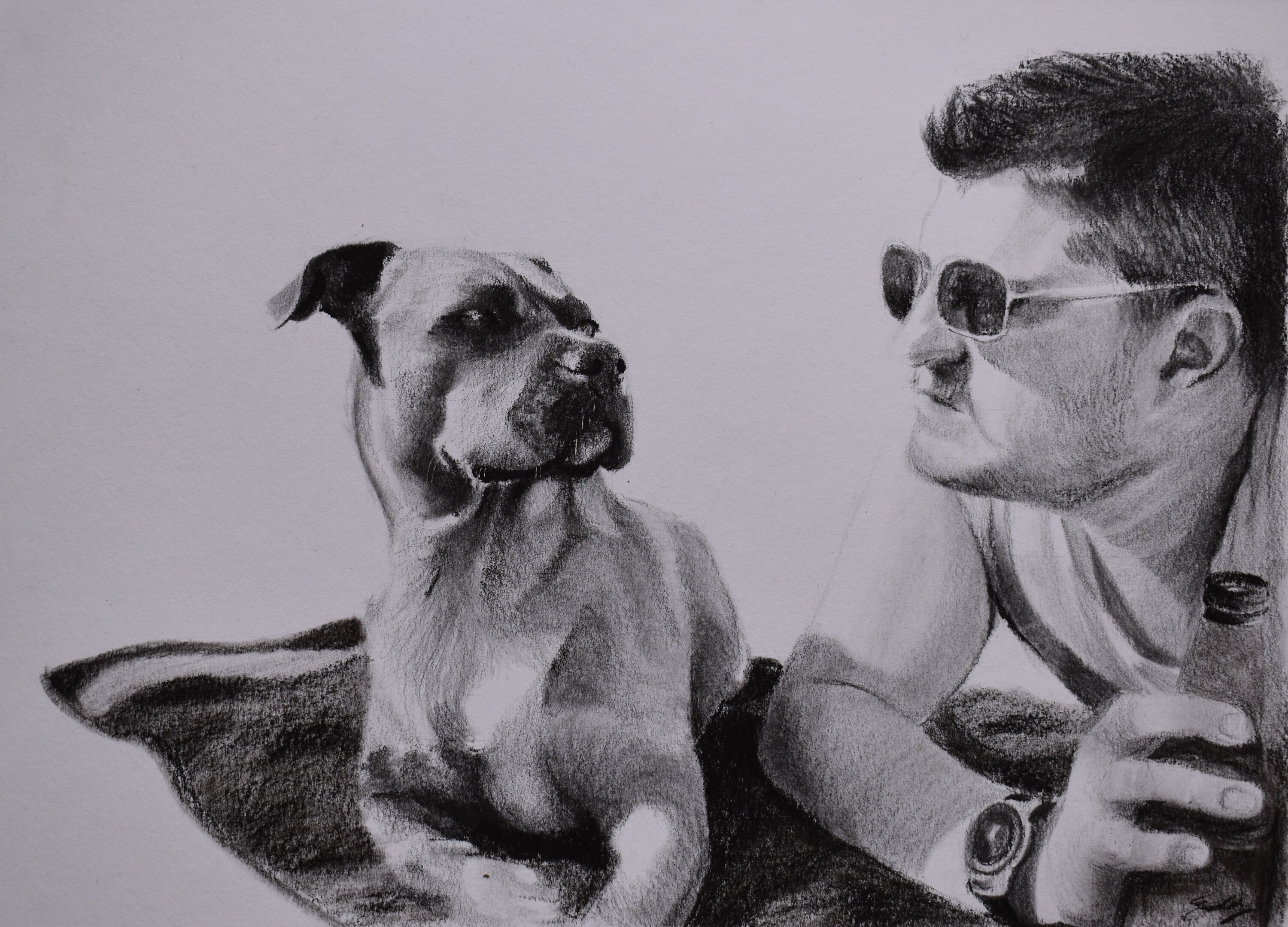 Fine Art Portraits: A4 Custom Hand Drawn Portraits Based on Photos - Etsy