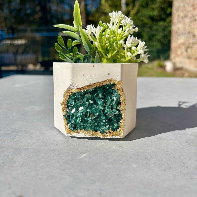 Geode Planter - Etsy
