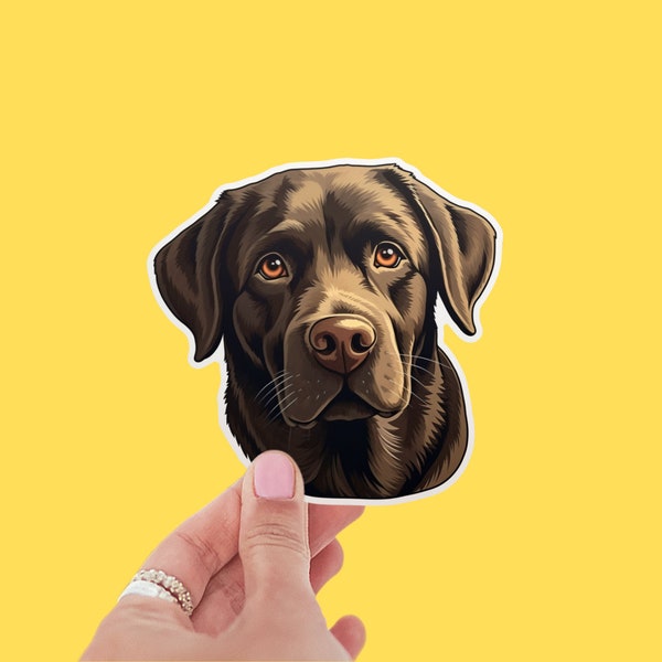 Chocolate Lab Dog - Etsy