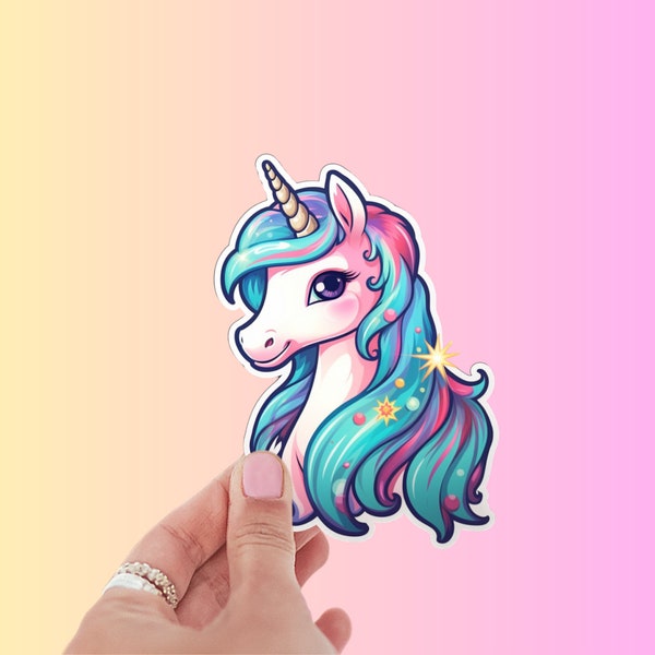 Unicorn Sticker - Etsy