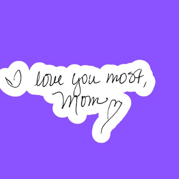 Handwritten Sticker - Etsy