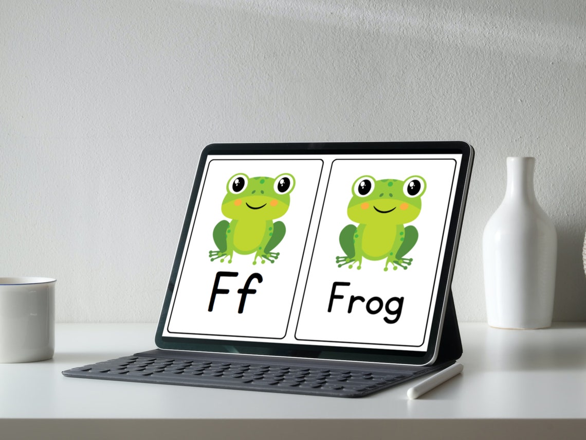 Alphabet Flashcards, Printable Oversized ABC Cards, Homeschool ...