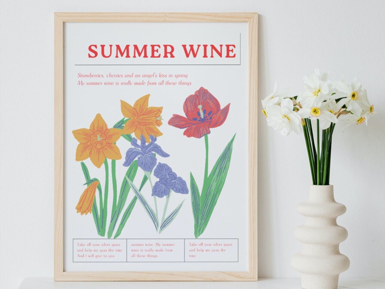 Lana Del Rey Summer Wine Poster sold by Deputy Camille | SKU 4503930 ...