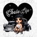 Chicana Chola Valentine PNG, La Diabla - Etsy