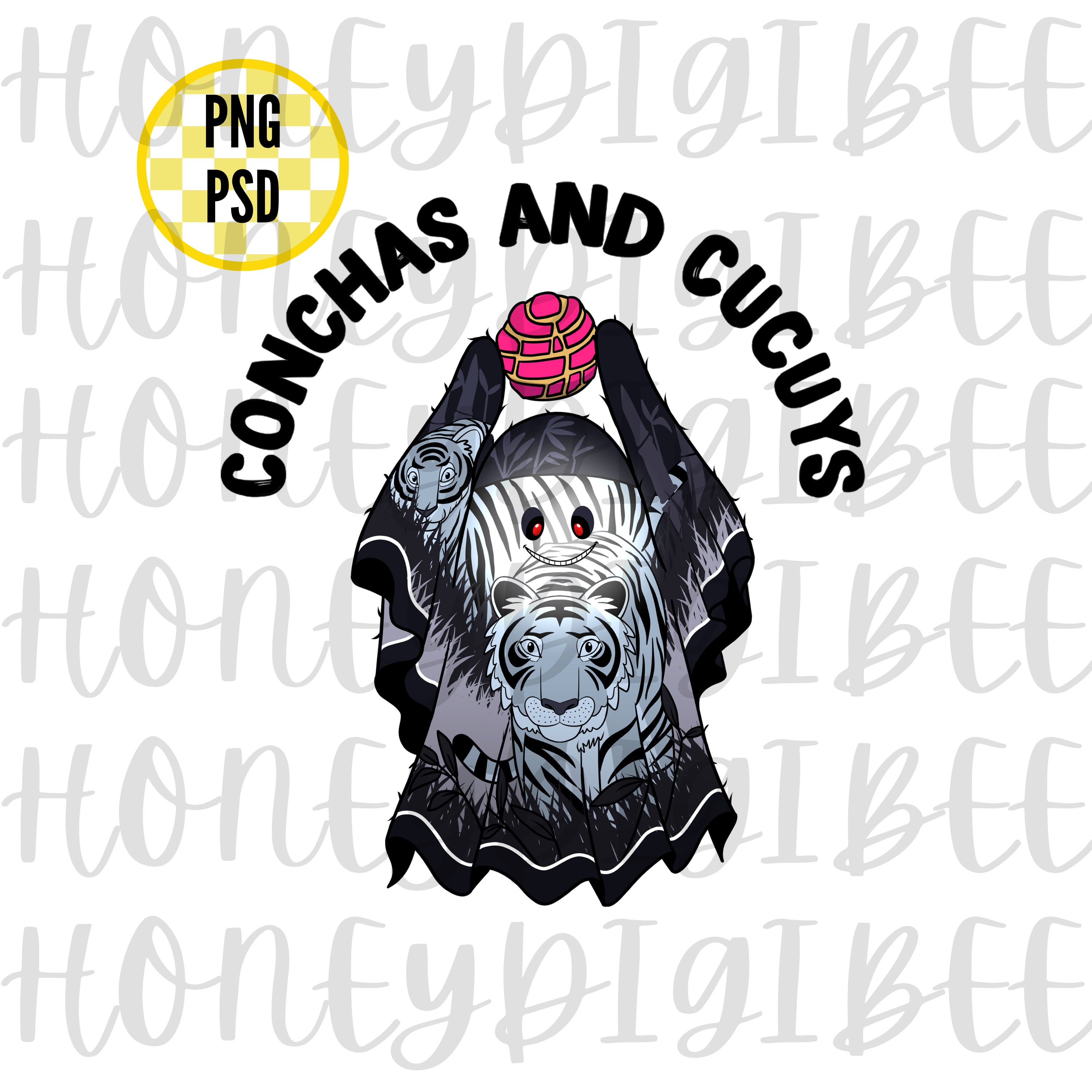 Conchas and Cucuys Ghost PNGPSD HALLOWEEN - Etsy