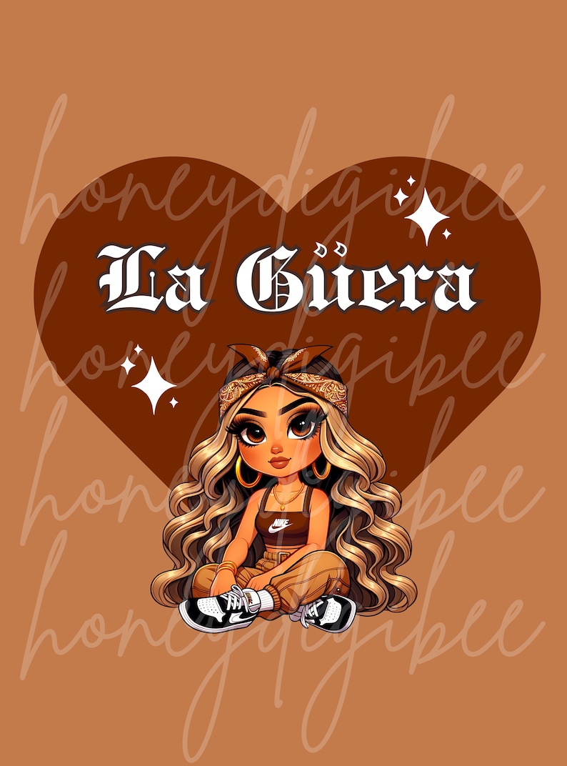 La Guera, Chicana Chola Valentine PNG, 3 Designs - Etsy