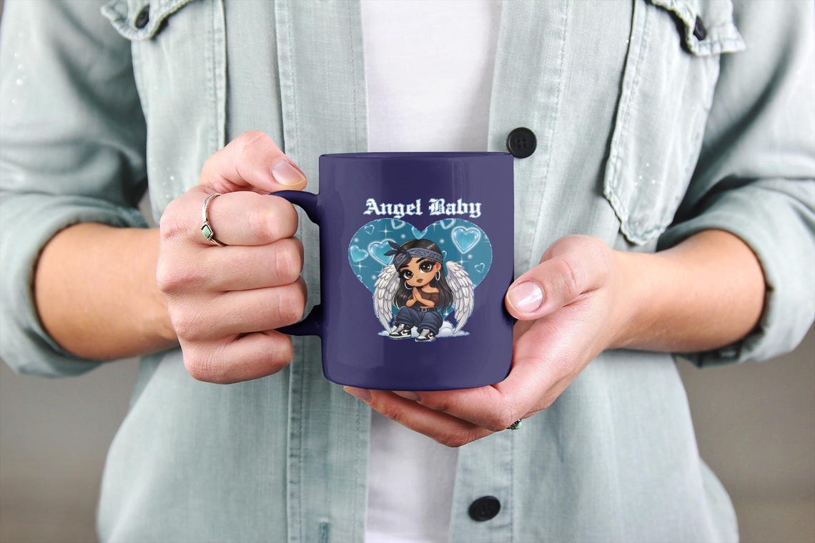 Chicana Chola Angel Baby PNG - Chola Style Angel, Chicana Modern Latina ...