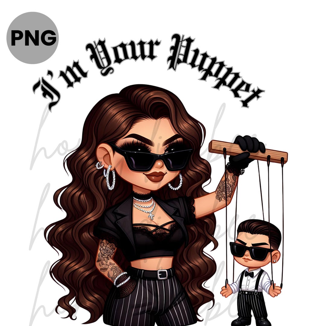 Cholo Valentine PNG: I'm Your Puppet, Chicano Couple (digital Download ...