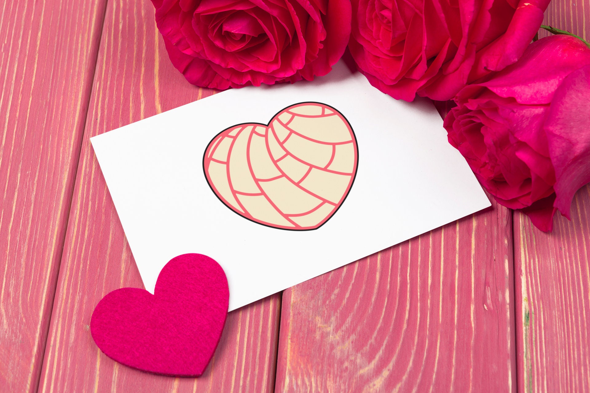 Concha Heart, De La Rosa Heart PNG Clipart - Etsy