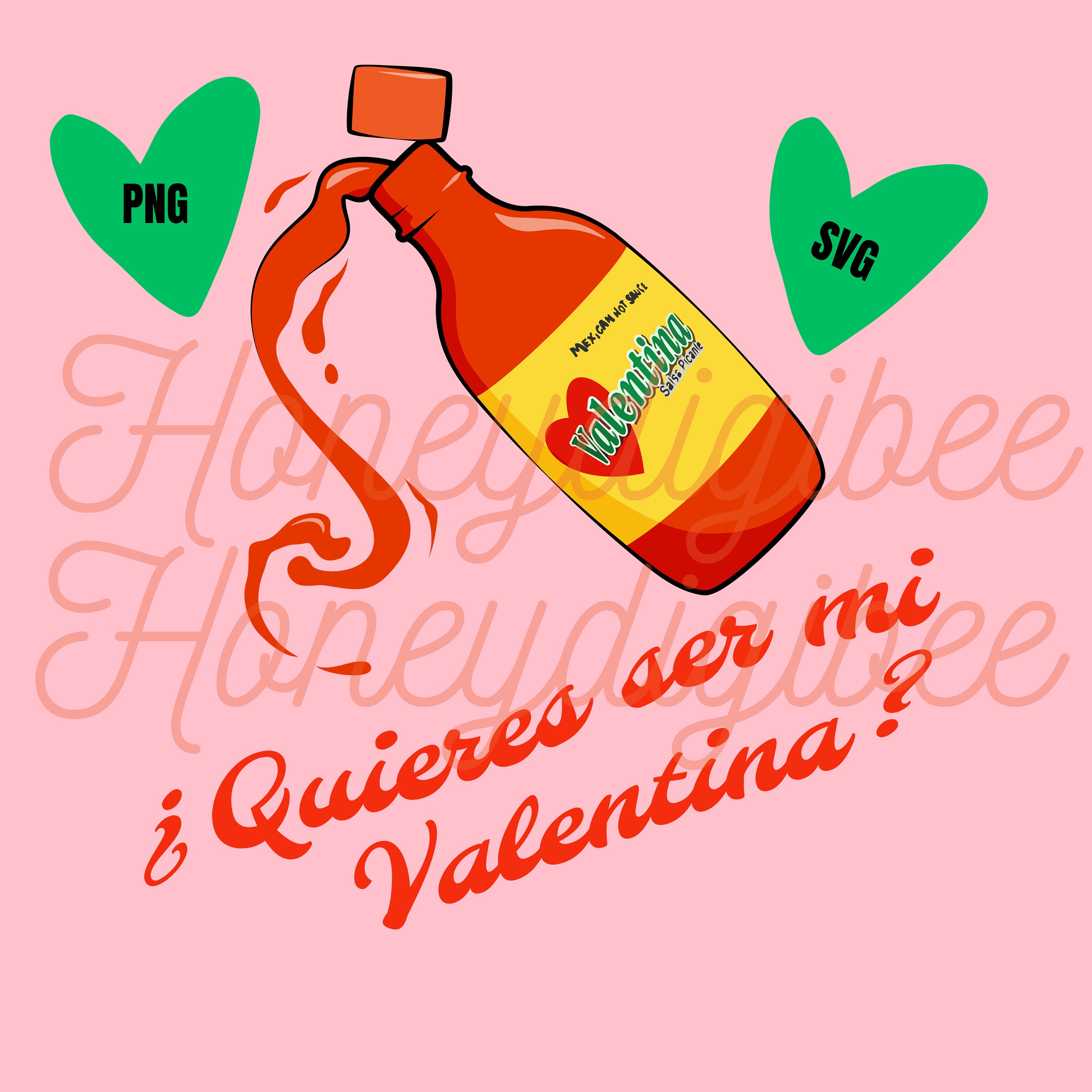 Will You Be My Valentine, Valentine Day Hot Sauce PNG, SVG - Etsy