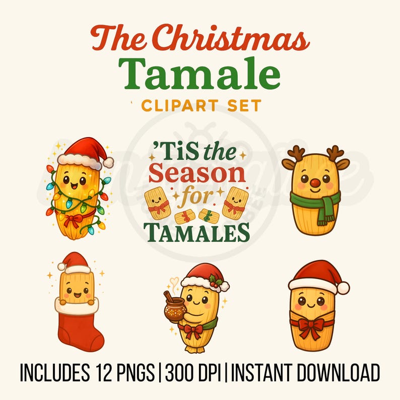 Tamale Clipart Set, Tamales PNG, 300 DPI, 12 Images - Etsy Australia