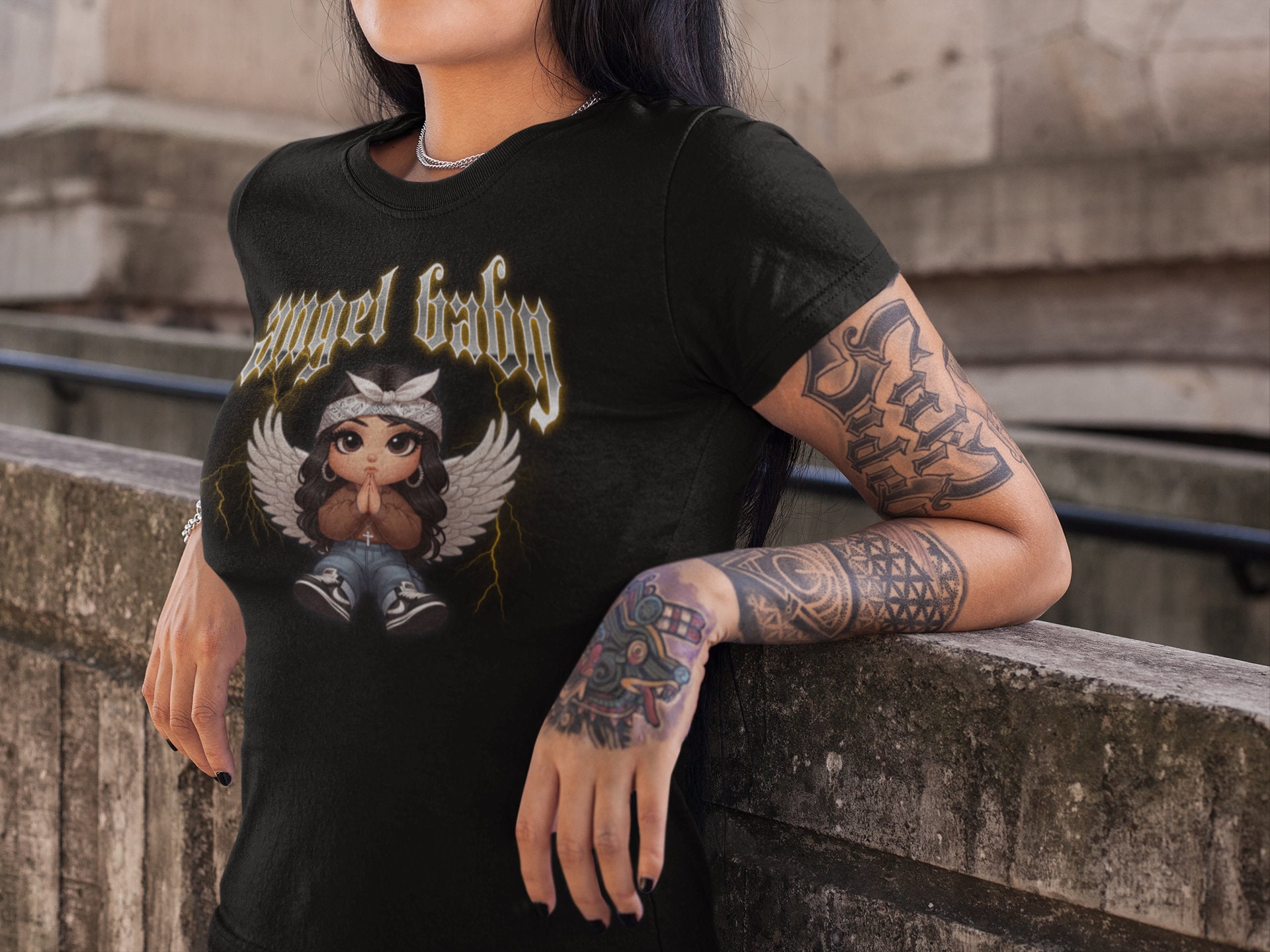 Chicana Chola Valentine, PNG, Angel Baby - Etsy