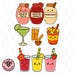 Fiesta Clipart Bundle | Chibi Family, Mexican Food, Candy, Cinco De ...