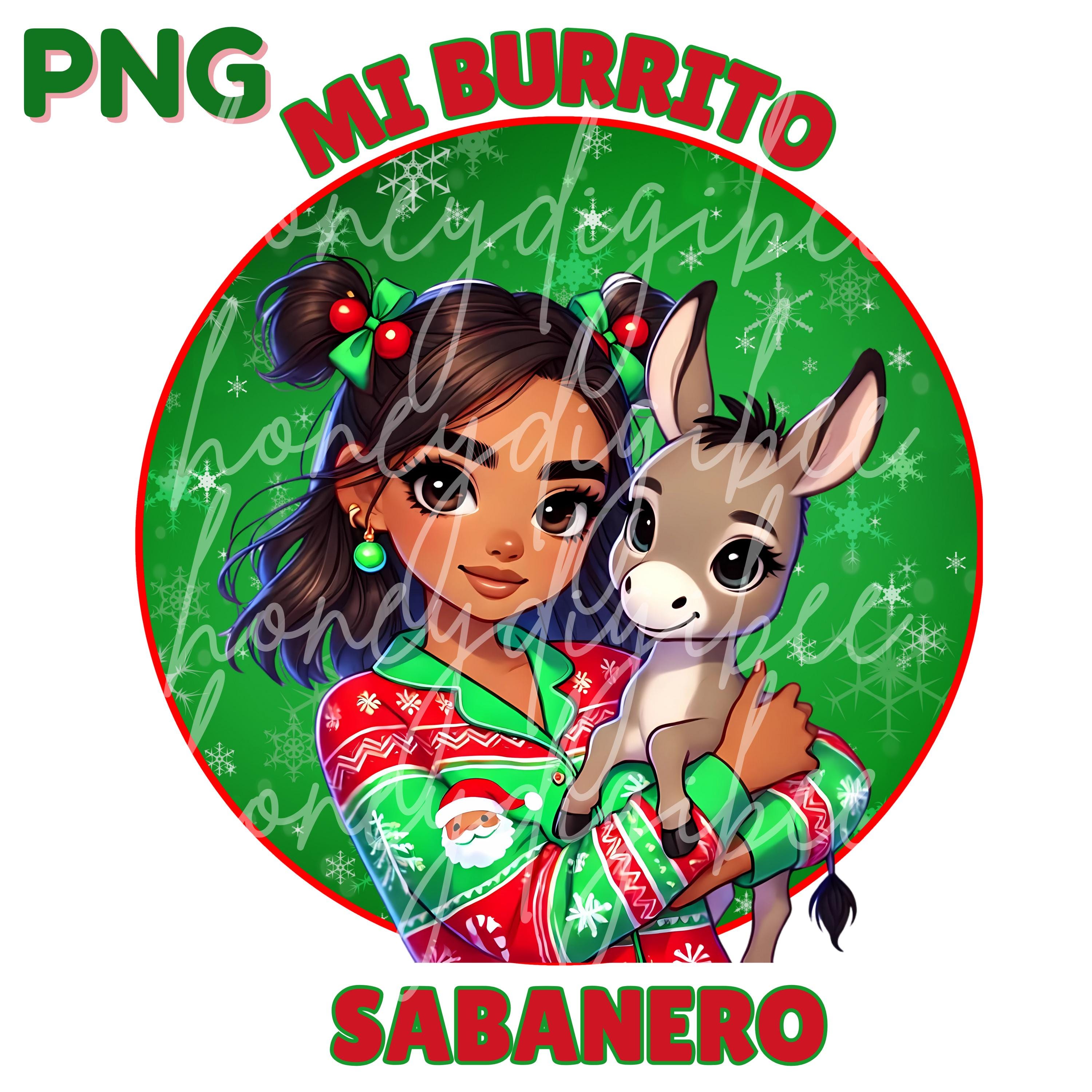 Mi Burrito Sabanero PNG: Mexican Christmas Donkey (digital Download) - Etsy