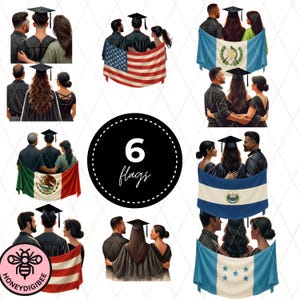 Hispanic Graduate Families PNG Clipart Bundle (48 Files) - Etsy