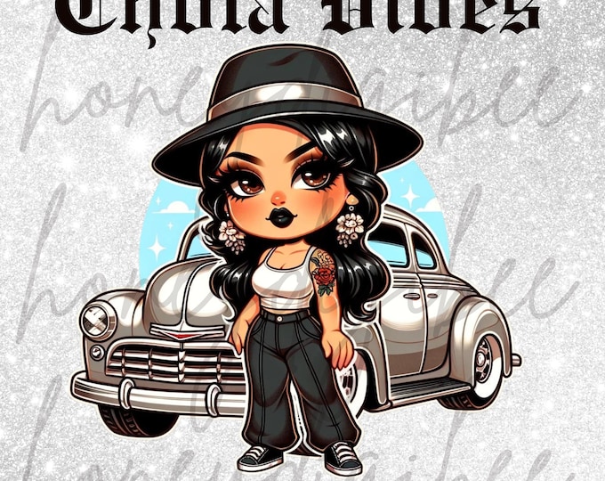 Chola Life, Chicana Art PNG - Etsy Canada