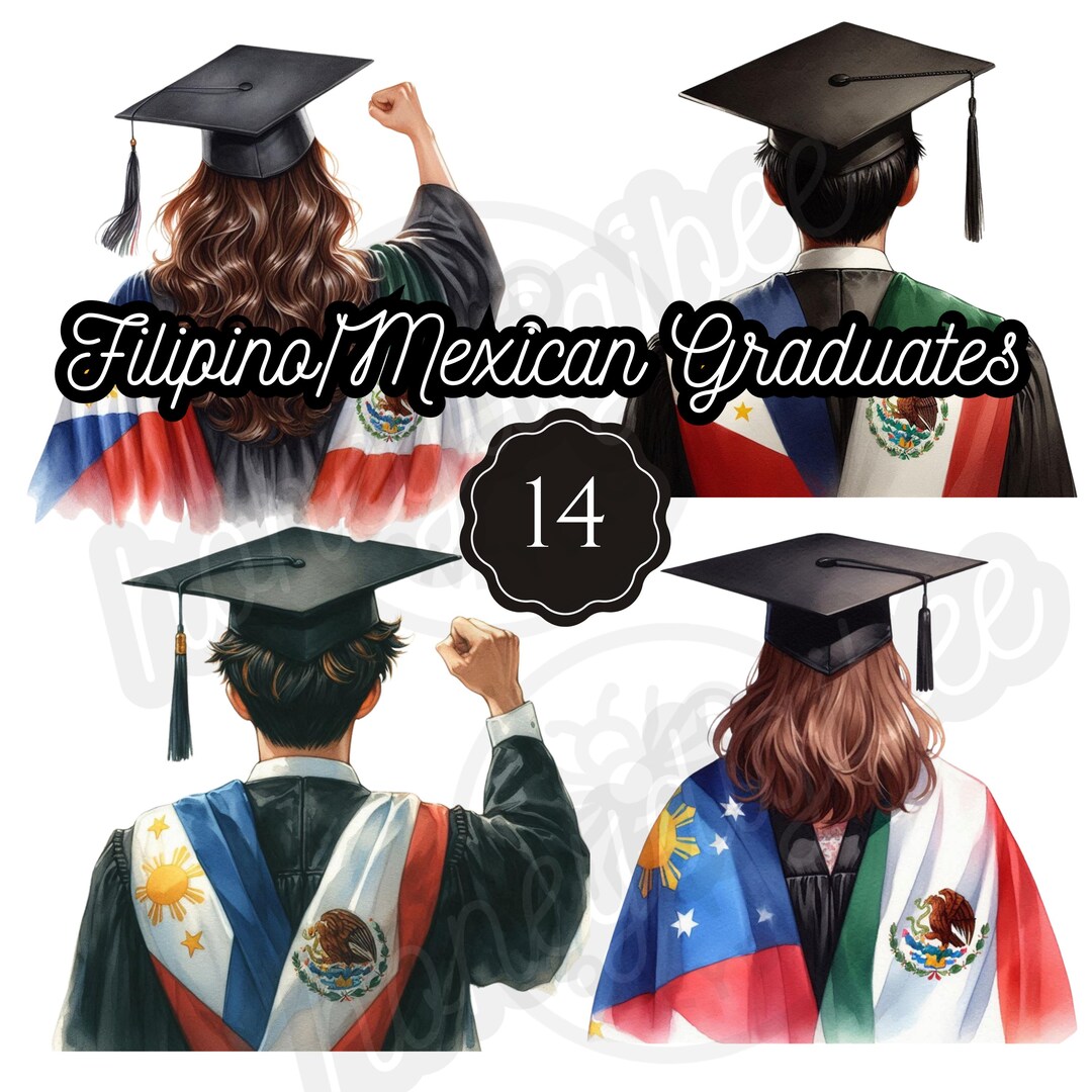 Filipino Graduation Clipart, Philippines Flag, Mexico Flag, Boy and ...
