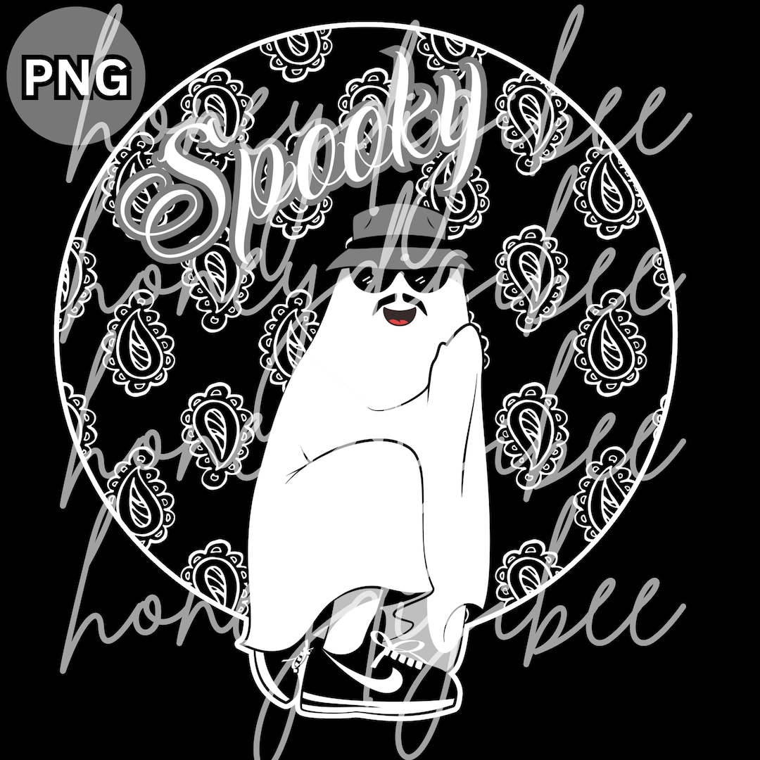 Cholo Ghostie SPOOKY PNG - Etsy