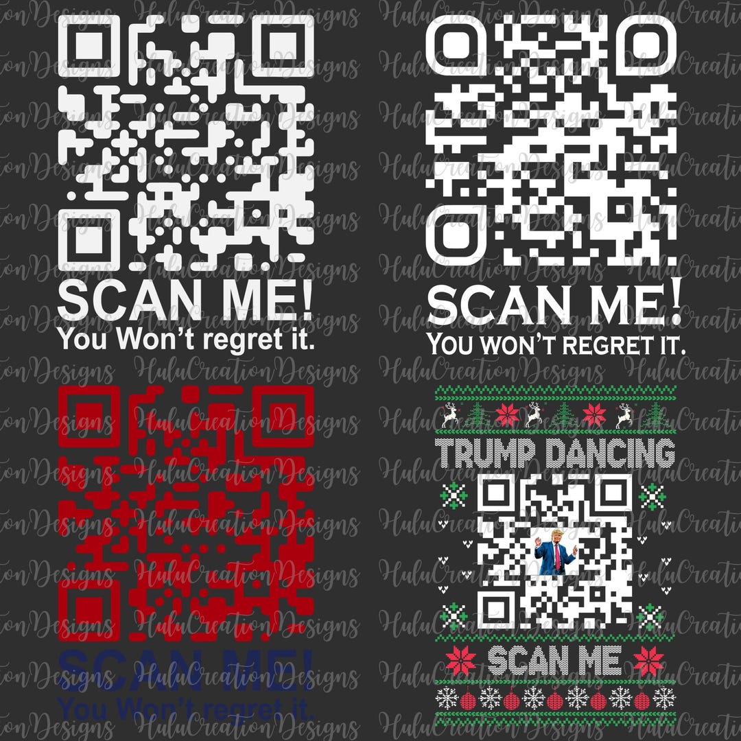 Bundle Trump YMCA QR Code Dance Png Svg, Funny President Trump Svg ...