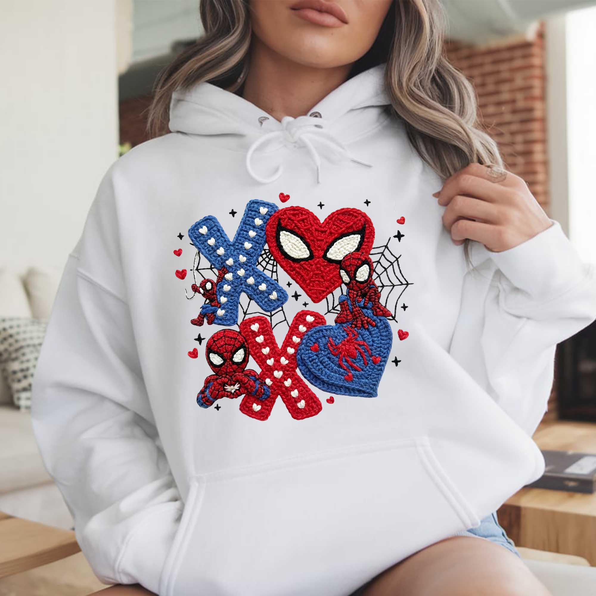 Latch Hook Cartoon Superhero Png, Faux Yarn XOXO Valentine Png ...