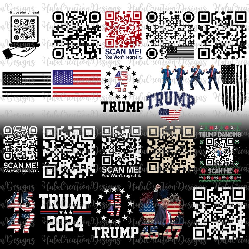 Trump Dancing Qr Code - Etsy