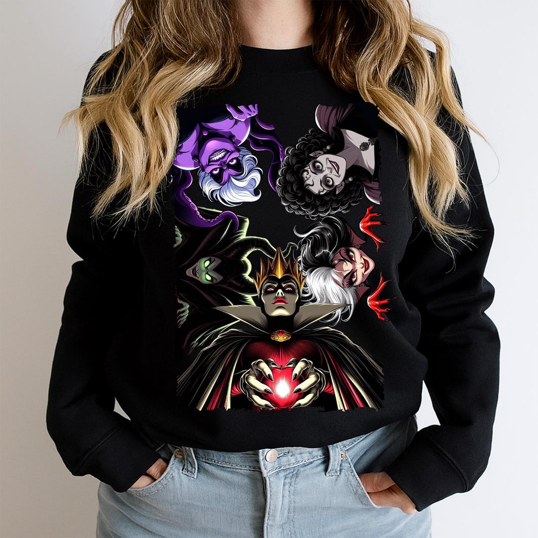 Retro Villain Halloween Png, Villain Gang Png, Cute Spooky Girly Shirt ...