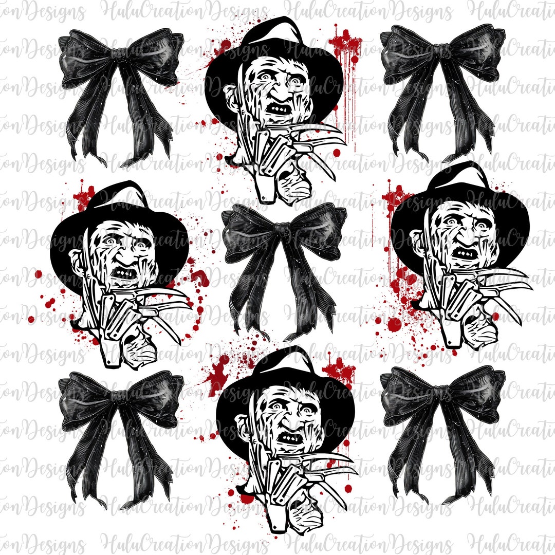 Coquette Halloween Horror Png, Horror Friends Png, Scary Horror ...