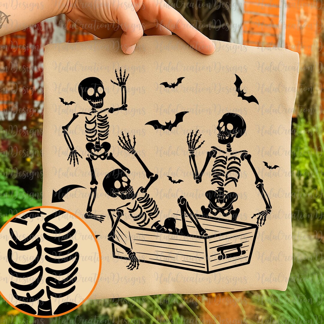 Anti Trump Halloween Skeleton Svg Bundle, Funny Skeleton Fu*k Trump Svg ...